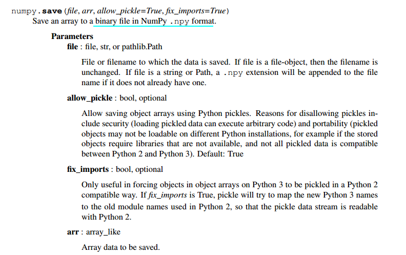 numpy中保存加载数据的方式_numpy save-CSDN博客