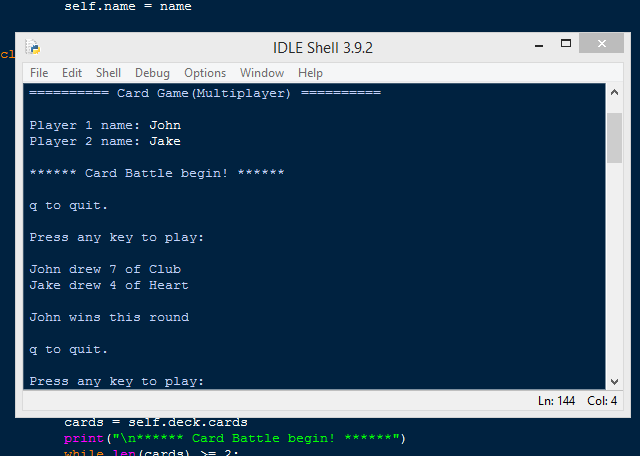 python趣味编程-简单的多人纸牌游戏_用python设计5个人4副扑克6张底牌的游戏-CSDN博客