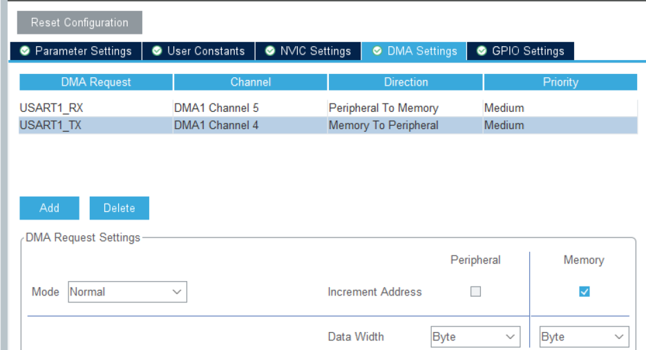 Stm32采用串口dma方式向上位机连续发送数据stm32 串口 Dma 连续发送 Csdn博客
