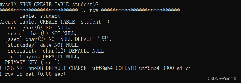 Mysql代码示例 Csdn博客