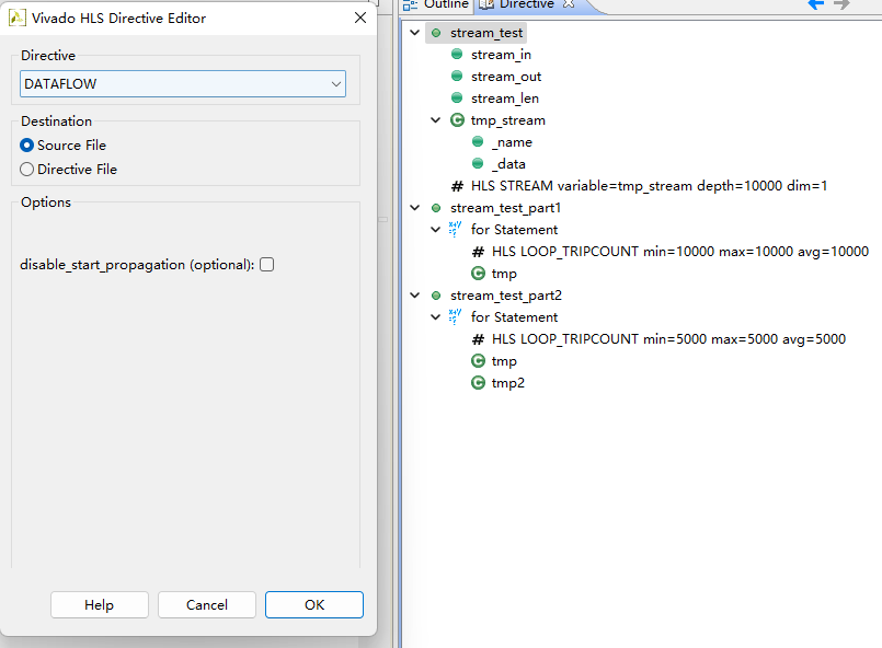 FPGA HLS stream与dataflow_hls内部流使用了默认-CSDN博客
