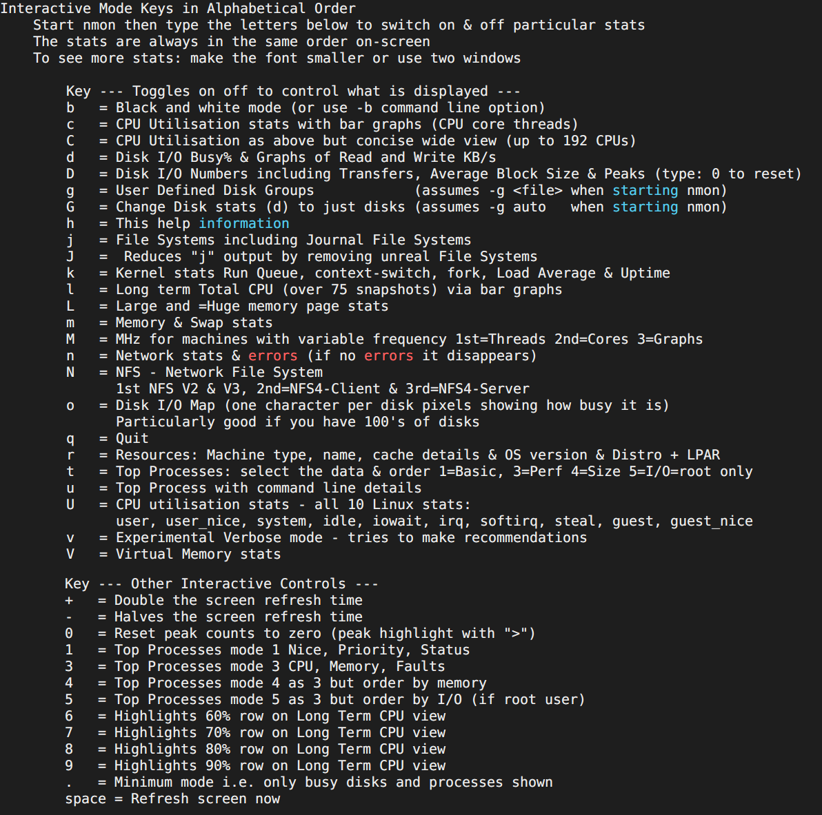 一文让你学到 nmon最详尽的用法_nmon命令详解-CSDN博客