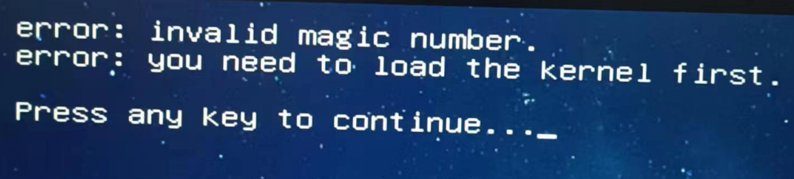ventoy引导出现invalid magic number问题以及解决-CSDN博客