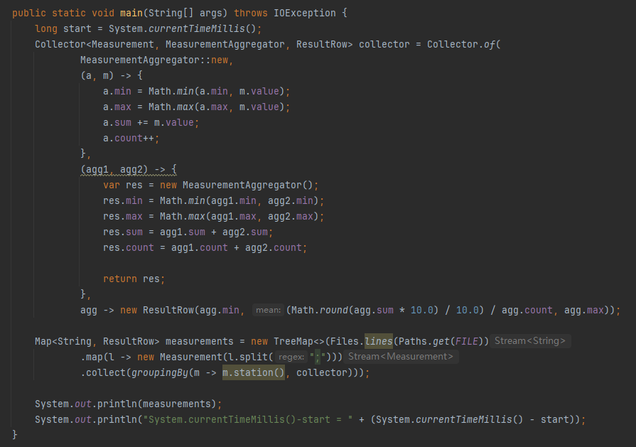 这波操作看麻了！十亿行数据，从71s到1.7s的优化之路。_1brc 挑战 java 处理 10 亿行文本的最快速度-CSDN博客