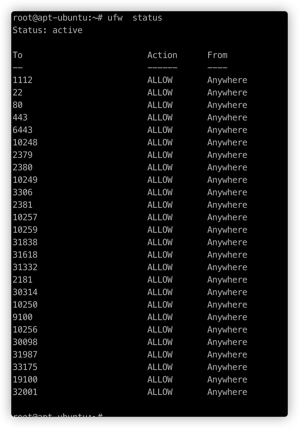 [linux]-ubuntu使用ufw及相关配置_ufw配置文件-CSDN博客