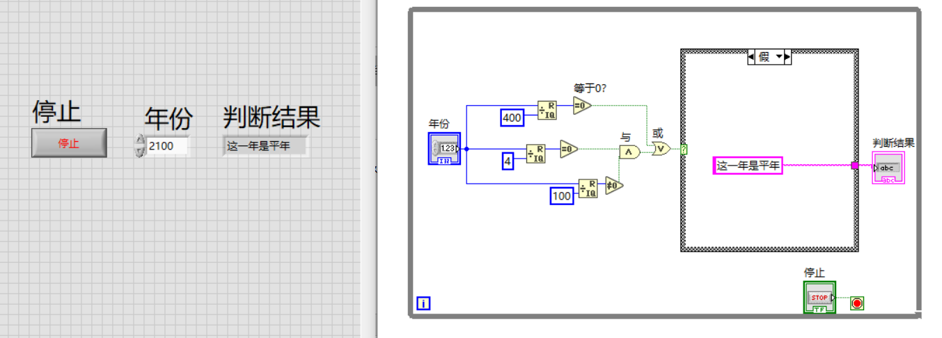 Labview 判断闰年、平年用labview判断闰年 Csdn博客 