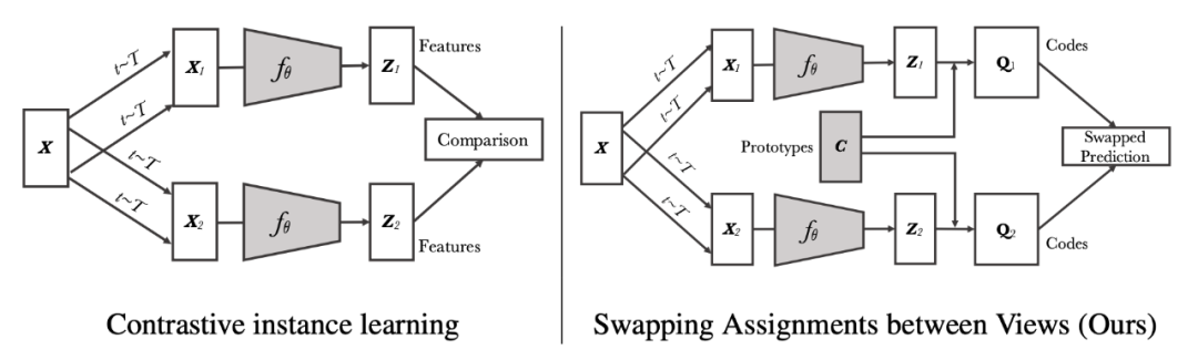 聚类对比学习：SwAV & PCL模型浅析-CSDN博客