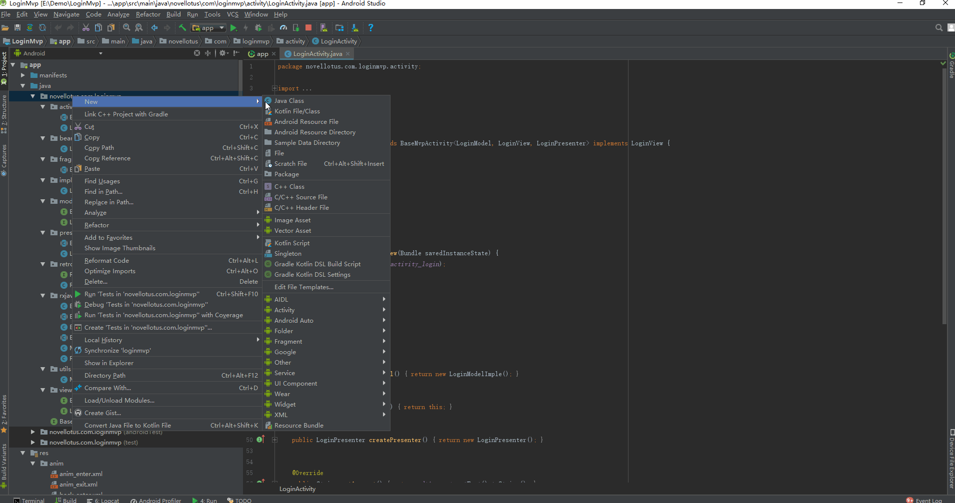 android studio mvvm模板生成_规范你的代码:AndroidStudio 一键生成MVP模板代码-CSDN博客