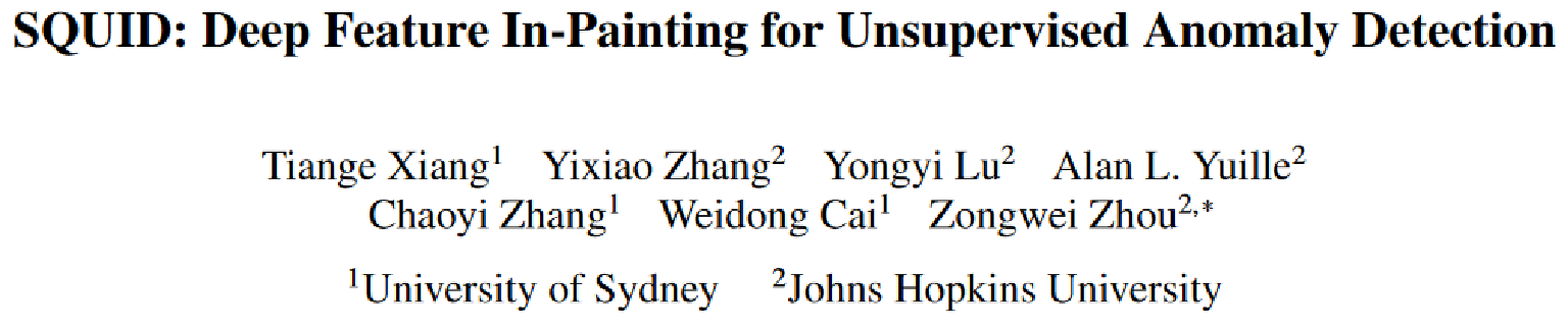 最新异常检测方法SQUID，基于深度特征In-painting_in-paintng 深度学习-CSDN博客