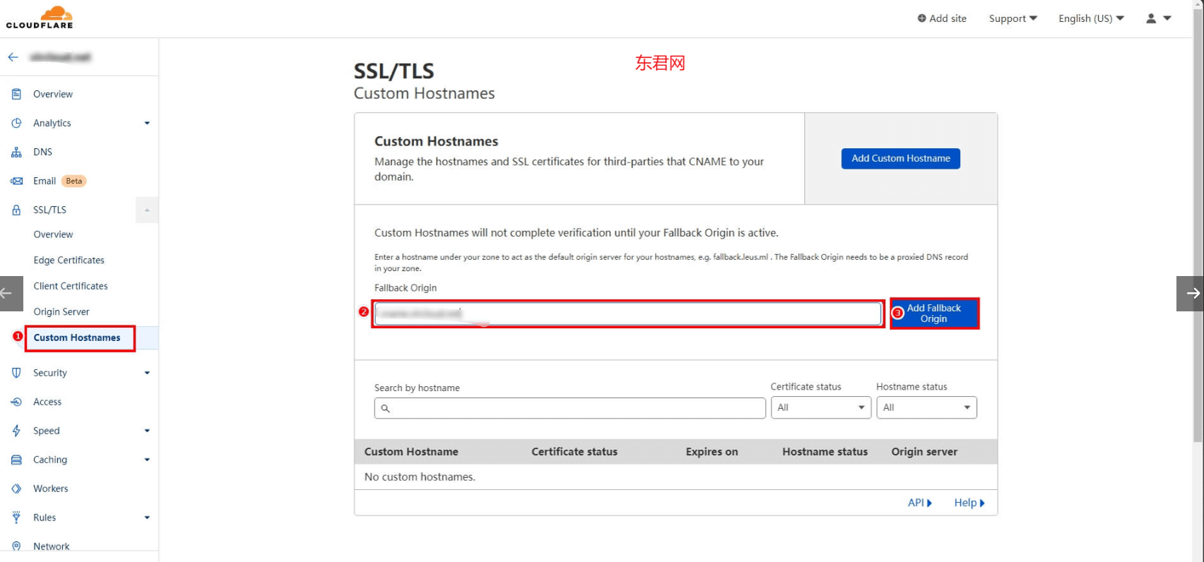 2023年最新 CloudFlare CNAME 接入玩法详细图文教程 - SaaS·永久免费·官方稳定_custom hostname does not cname to this zone ...