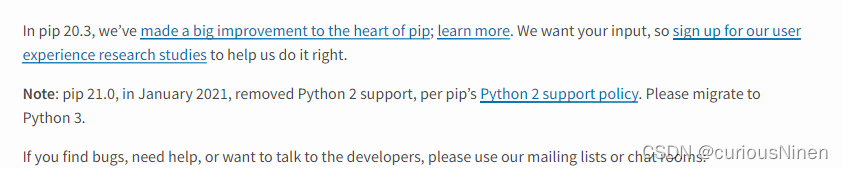 Python2升级/安装pip报错问题及解决_升级pip安装包有问题-CSDN博客