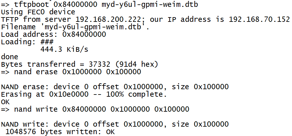 uBoot使用tftp的方式加载Linux内核文件_uboot tftpboot-CSDN博客