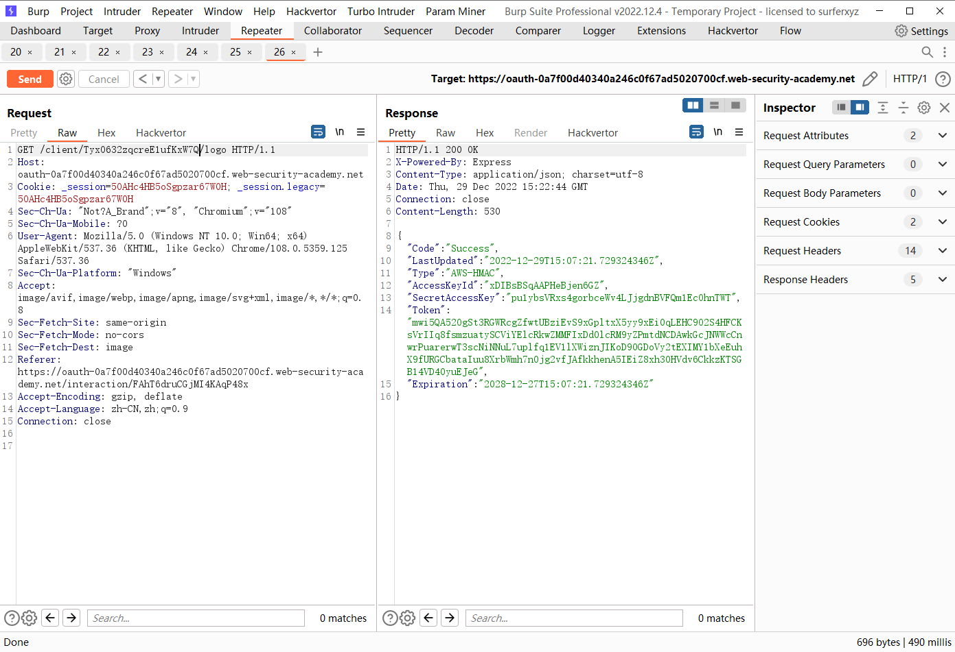 burpsuit 靶场(OAuth authentication categories)_burp oauth-CSDN博客