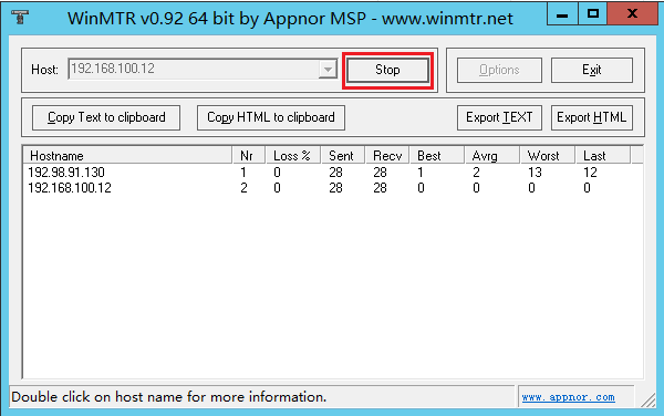 使用 MTR 分析网络延迟及丢包_winmtr丢包分析-CSDN博客