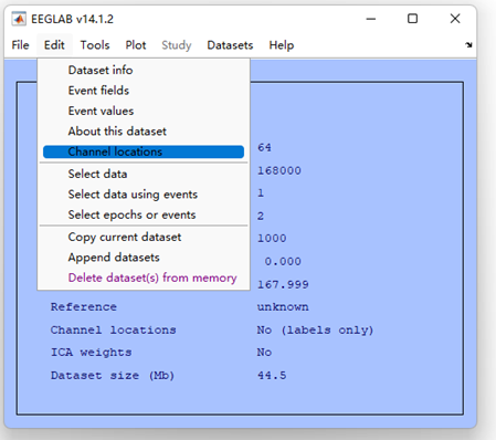 睁眼和闭眼时的脑电数据处理-EEGLAB预处理_eeglab的bdf文件处理-CSDN博客