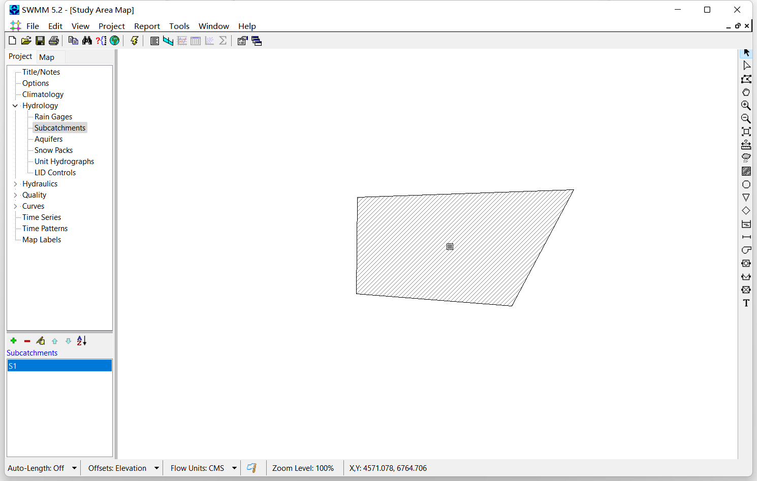 SWMM从入门到实践教程 02 快速入门案例的绘制-CSDN博客
