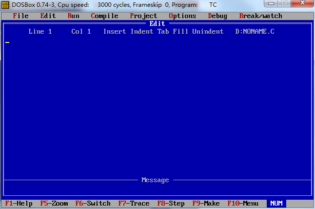 【C/C++】在Dos下(Dosbox)编写C/C++程序_Takanawa-door的博客-CSDN博客_dos 编译c语言