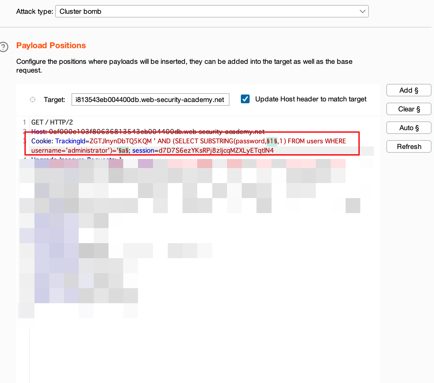 burpLab——sql注入学习笔记_sql注入攻击,列出非oracle数据库上的数据库内容-CSDN博客