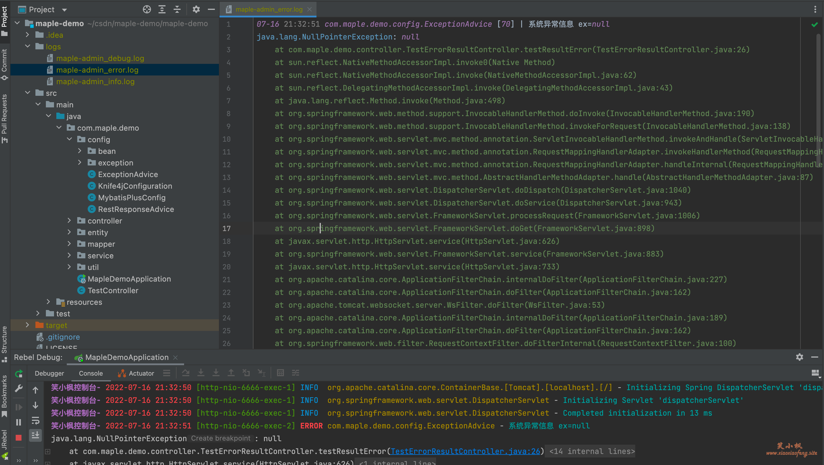 【笑小枫的SpringBoot系列】【六】SpringBoot日志打印Logback详解_%boldmagenta-CSDN博客