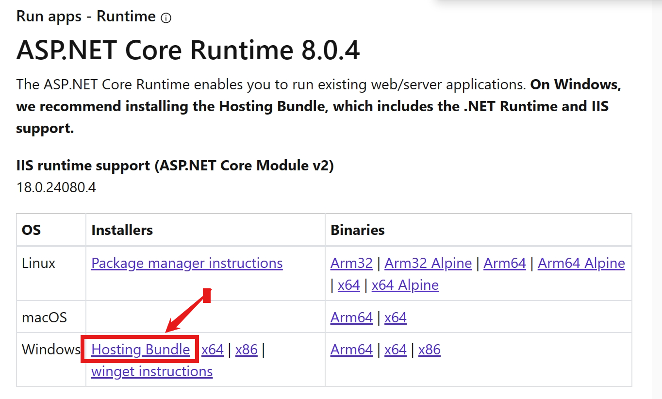 .NET Core 8 部署在 IIS 的简单三步_iis 8.0 netcore 需要装哪些环境-CSDN博客