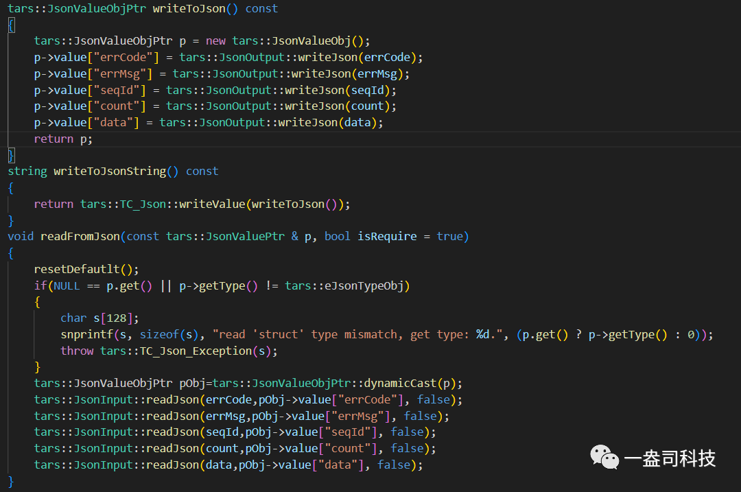 Tars微服务框架C++开发之JSON_腾讯tars 解析 json-CSDN博客