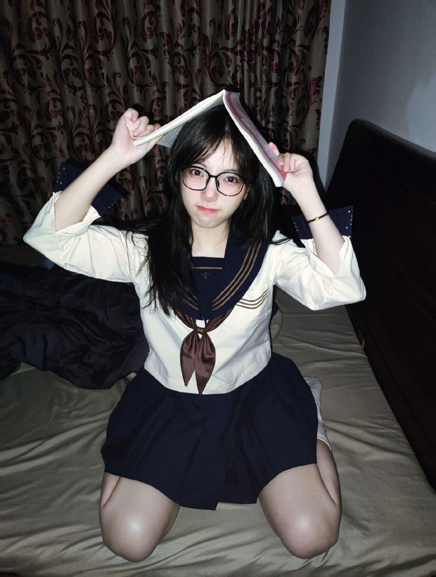 JK萝莉风黑框眼镜，让你成为最甜的校园女神-CSDN博客