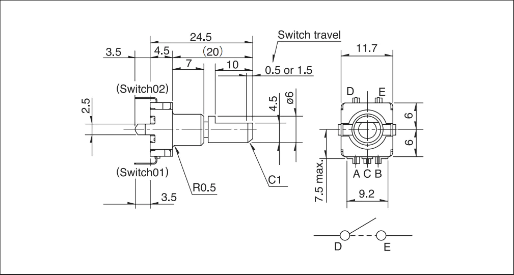认识EC11旋转编码器&编写驱动程序_ec11引脚定义-CSDN博客