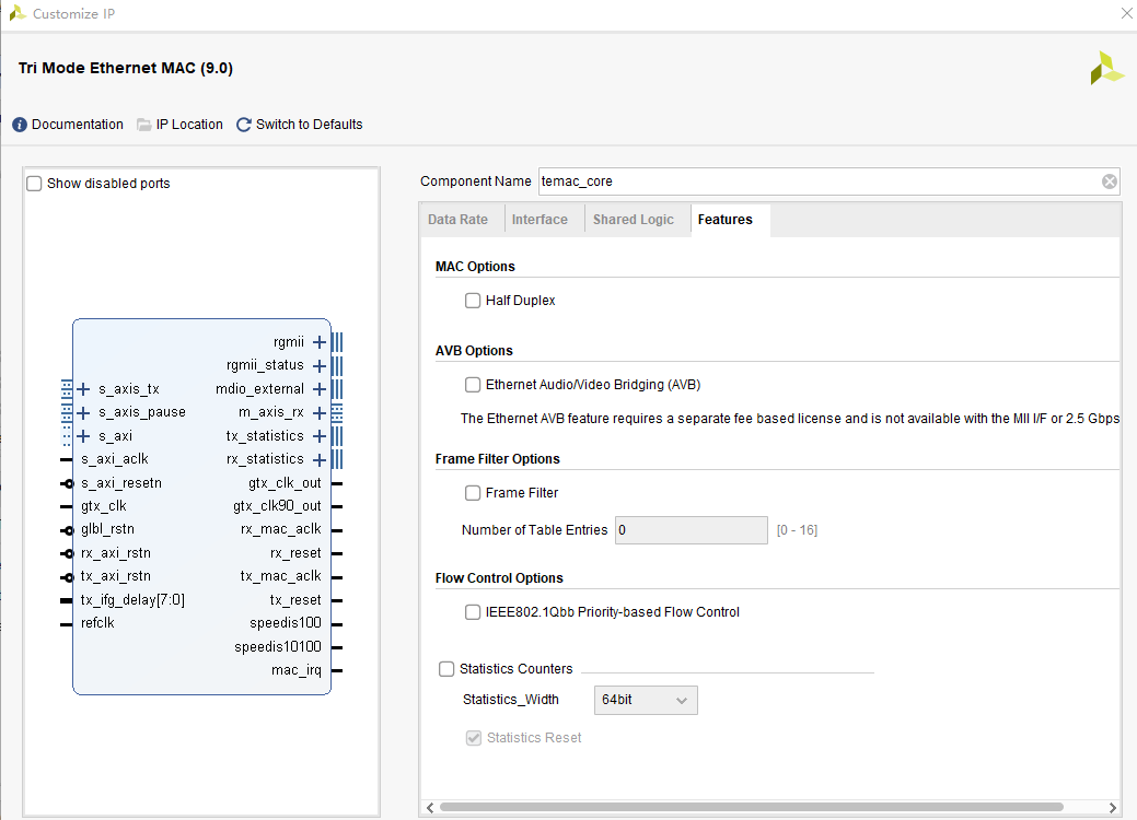 Tri Mode Ethernet MAC的配置及使用_卖红薯的小孩的博客-CSDN博客_ethernet mac