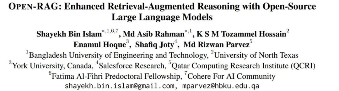Open-RAG: 使用开源LLMs增强的RAG推理_openrag-CSDN博客