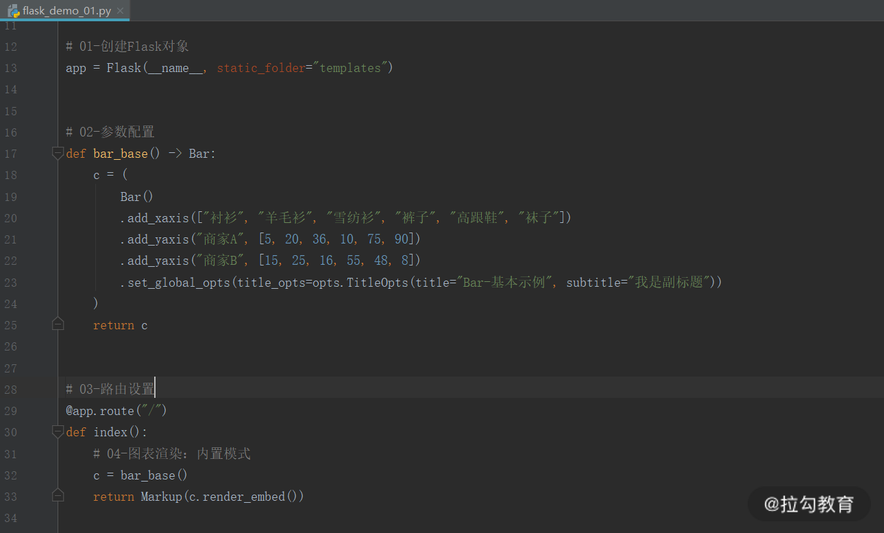 PyEchart & Flask 框架集成_flask+pyecharts-CSDN博客