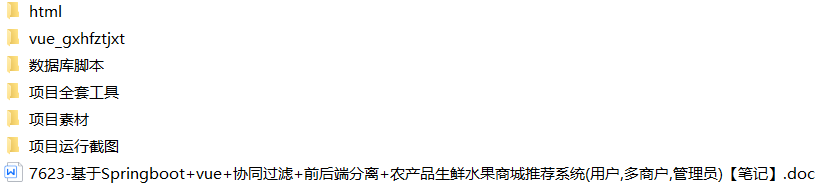 基于springbootvue协同过滤前后端分离农产品生鲜水果商城推荐系统用户多商户管理员全套视频教程spring Bootvue 生鲜商城源码 Csdn博客