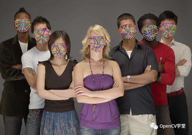 OpenCV人脸检测与三角剖分绘制-CSDN博客