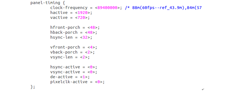 LCD timing设置_linebuffer的hblank可以通过以下公式计算出:hblank = (总水平像素数 - 有效-CSDN博客