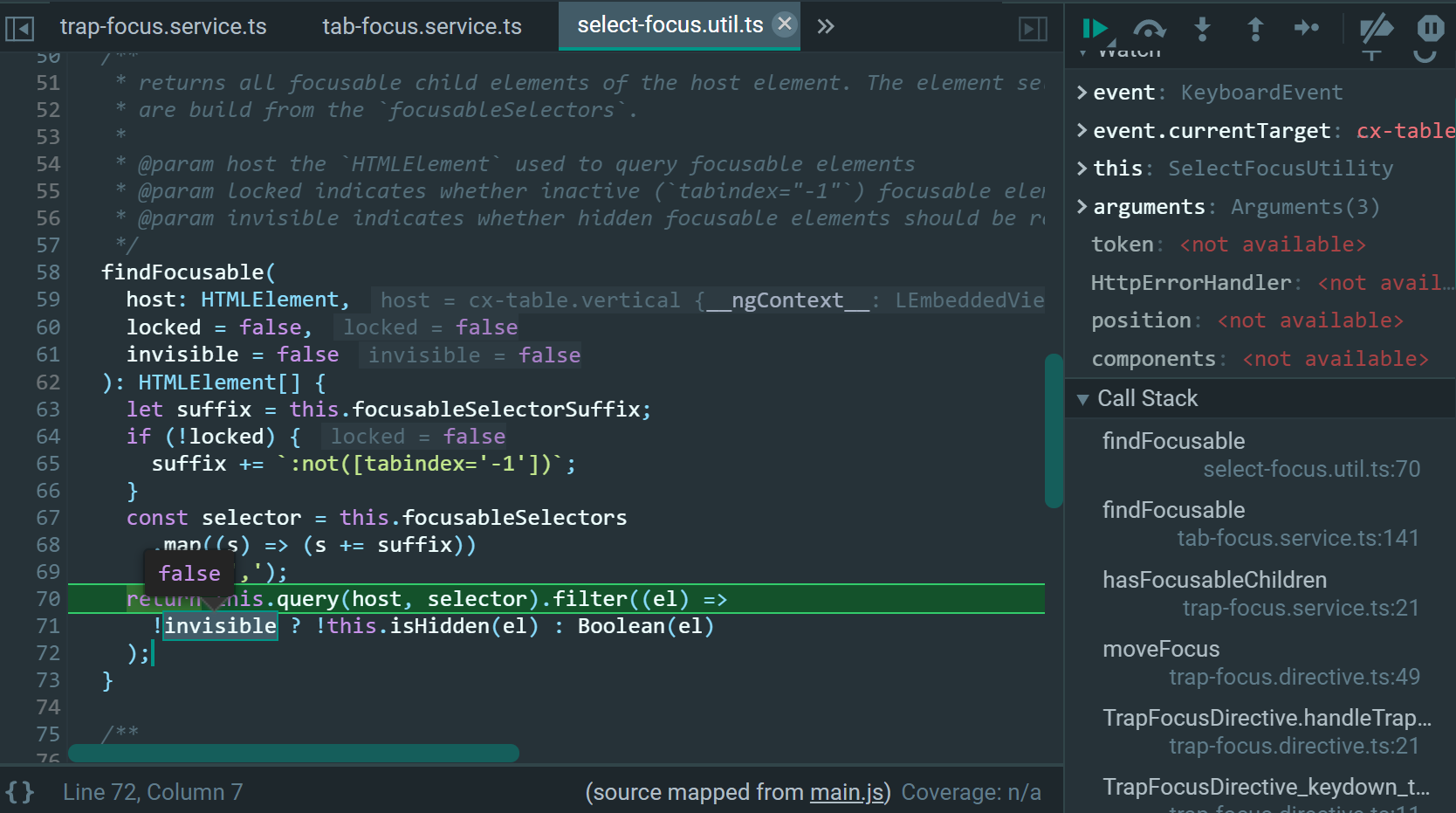 How to find all focusable HTML elements in SAP Spartacus - Programmer Sought