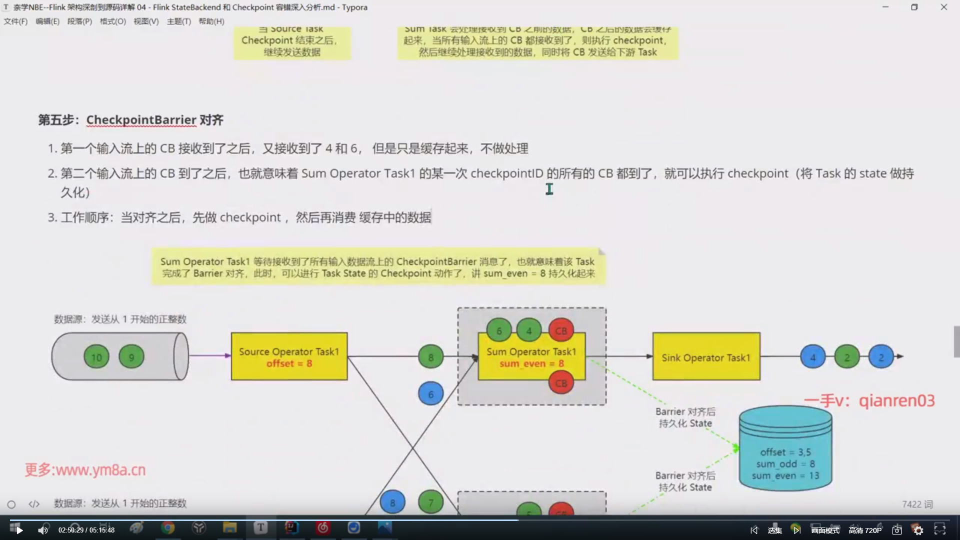 141 《大数据架构师》flink Statebacked和checkpointev Checkpoint配置 一般有用 看1 Csdn博客 