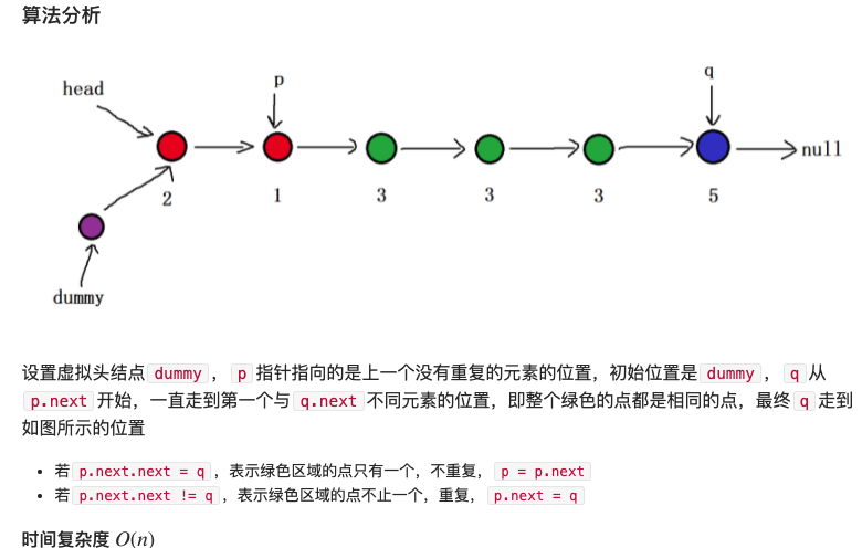 39删除排序链表中的重复元素 Ii Csdn博客 