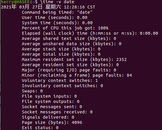 /usr/bin/time -v 显示内容含义-CSDN博客
