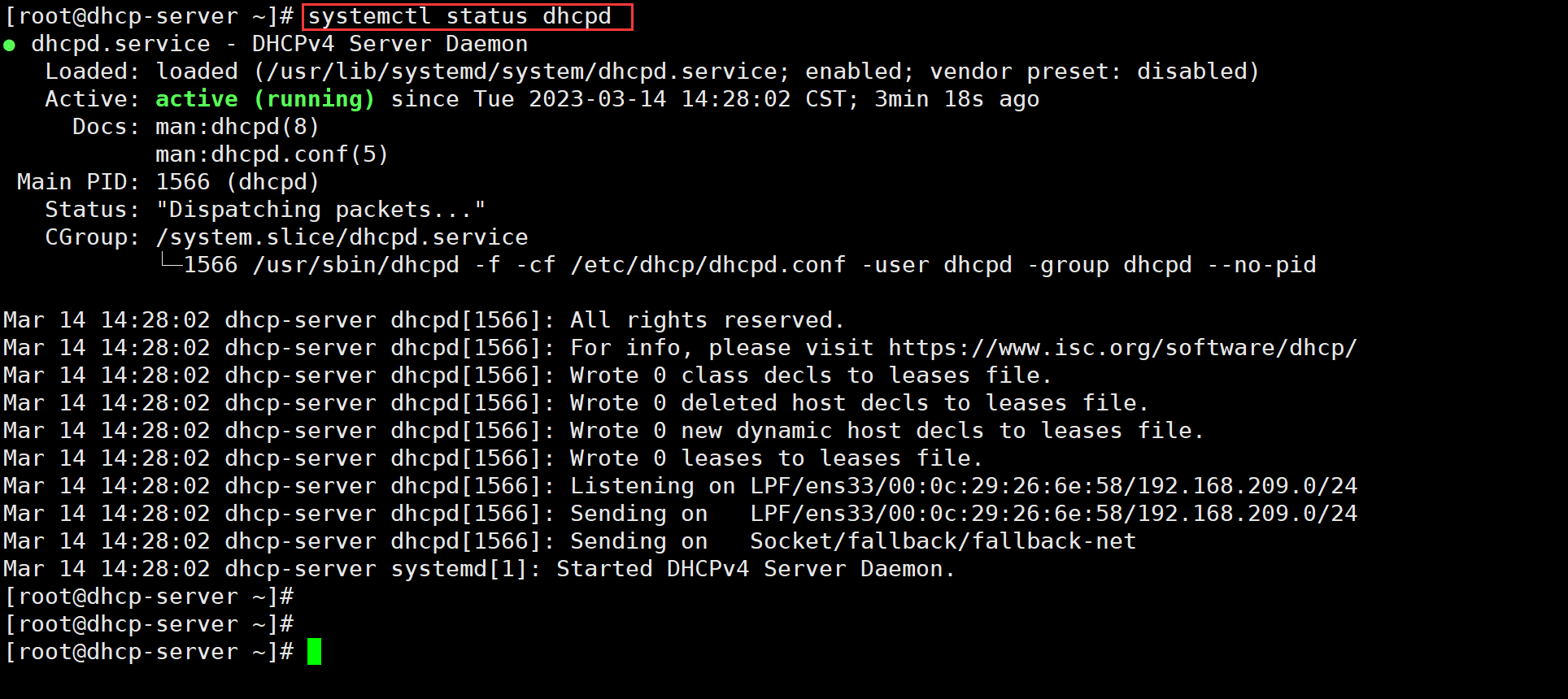 CentOS7 部署 DHCP 服务_centos7dhcp服务器配置-CSDN博客