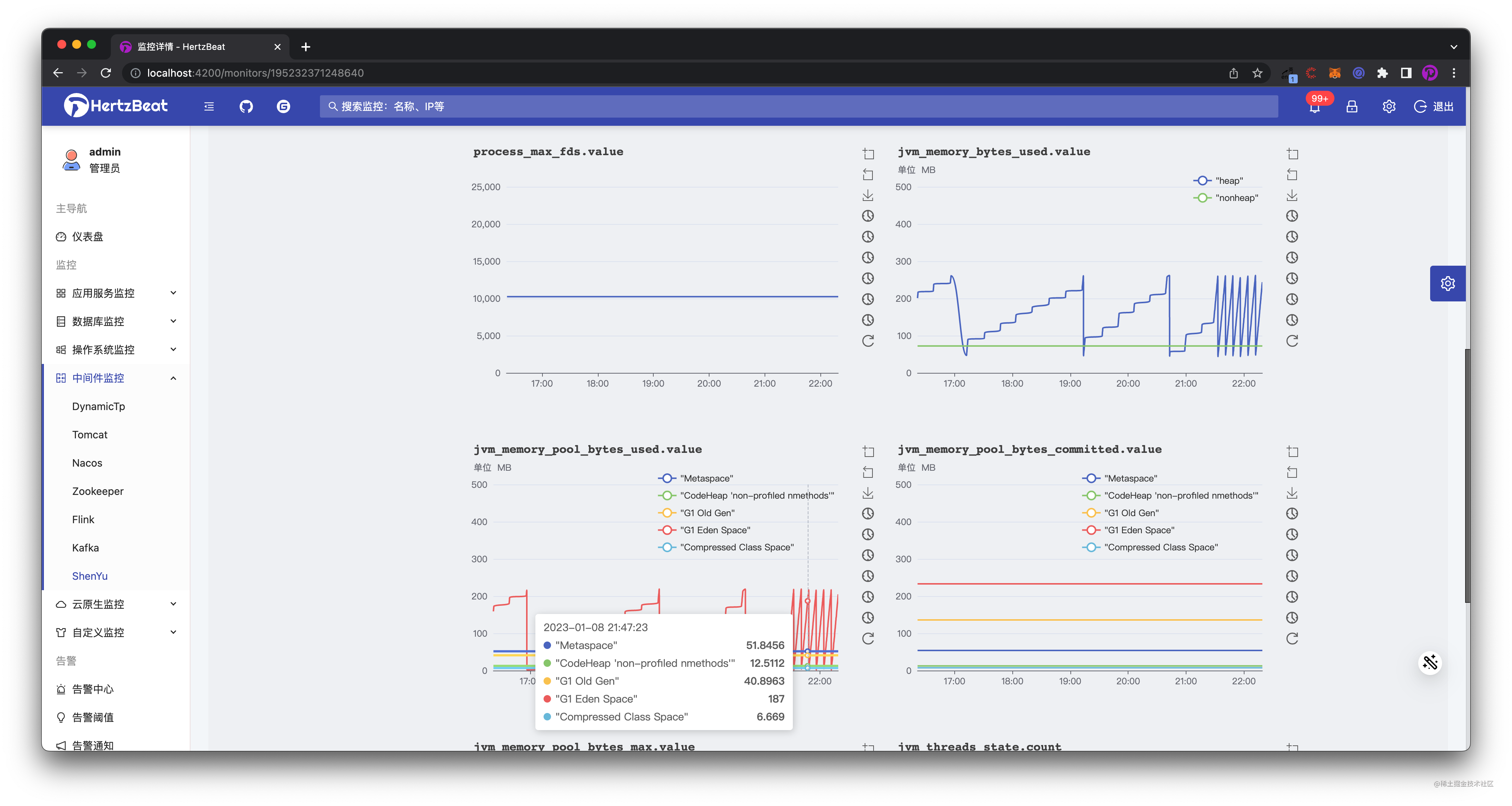 使用 HertzBeat 对 API 网关 Apache ShenYu 进行监控实践，5分钟搞定_shenyu风险监控-CSDN博客