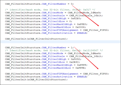 STM32 CAN总线过滤器设置_stm32 can掩码-CSDN博客