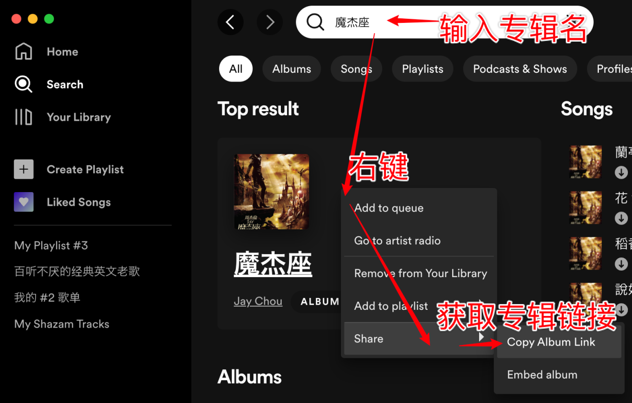 如何获取Spotify专辑资源（以周杰伦魔杰座为例）-CSDN博客