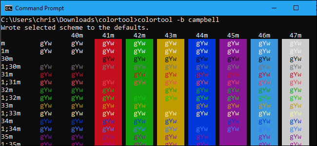 zsh自定义命令提示符_如何使用Microsoft的ColorTool自定义命令提示符的配色方案-CSDN博客