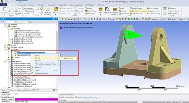 Ansys Mechanical｜编辑导入的External Models_ansys 加入外部载荷-CSDN博客