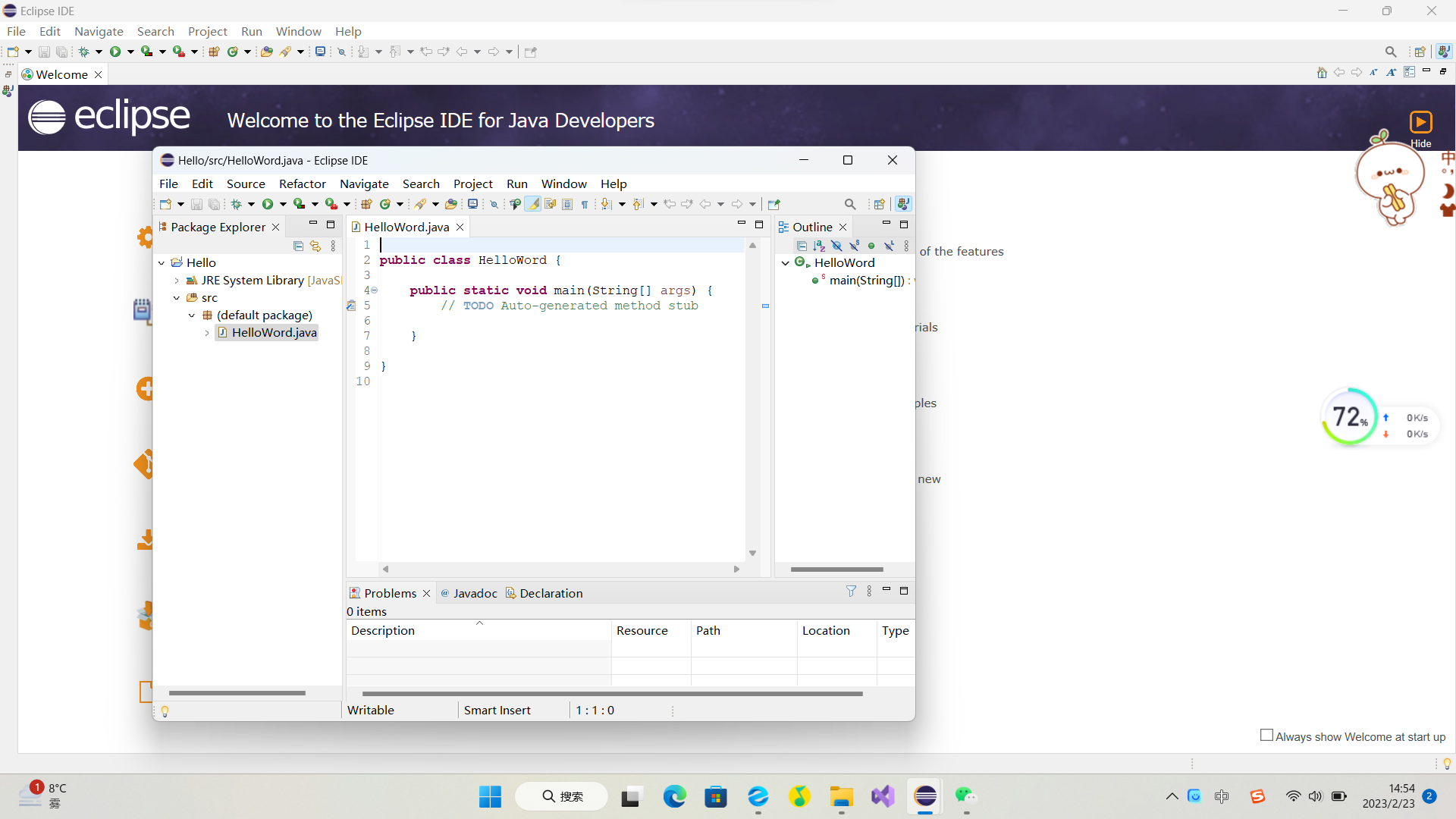 我用eclipse写的第一个java程序 Eclipse编写java窗体程序 Csdn博客