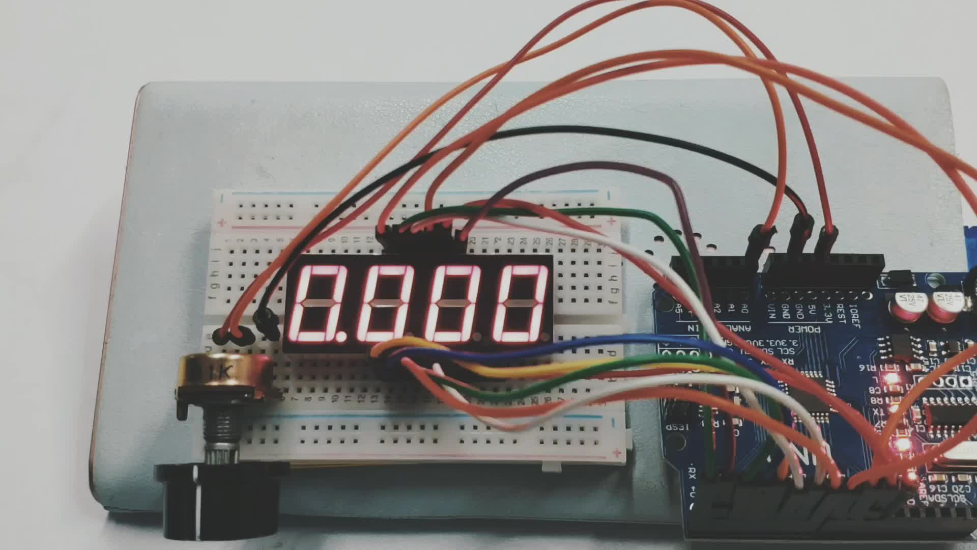 Arduino动态刷新显示labviewarduino之四位数码管显示 Csdn博客