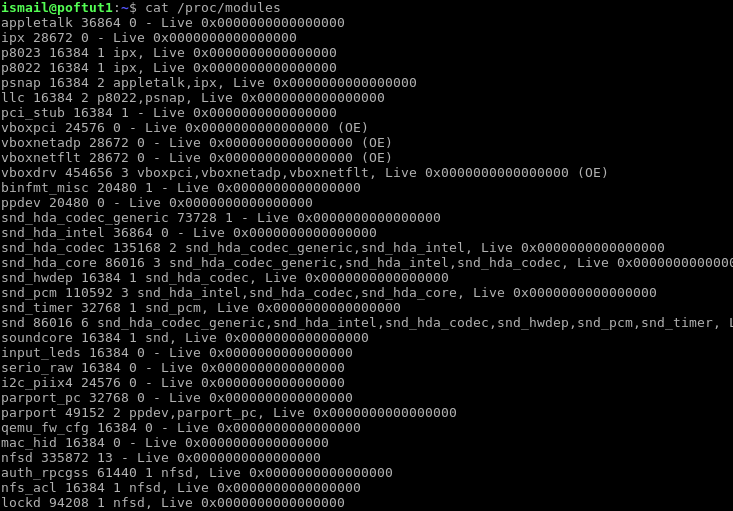 modprobe加载内核_modprobe，lsmod，modinfo命令教程以及要加载的示例，列出了Linux内核模块...-CSDN博客