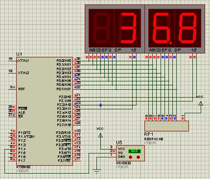 基于AT89C51/52和DS18B20的温度传感器设计报告（后附代码）_at89c51的缺点_好运连连biubiubiu的博客-CSDN博客