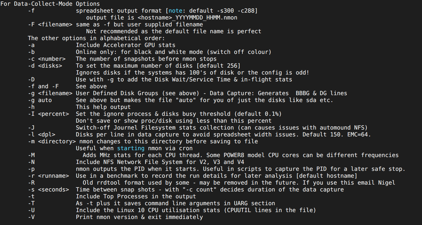 一文让你学到 nmon最详尽的用法_nmon命令详解-CSDN博客