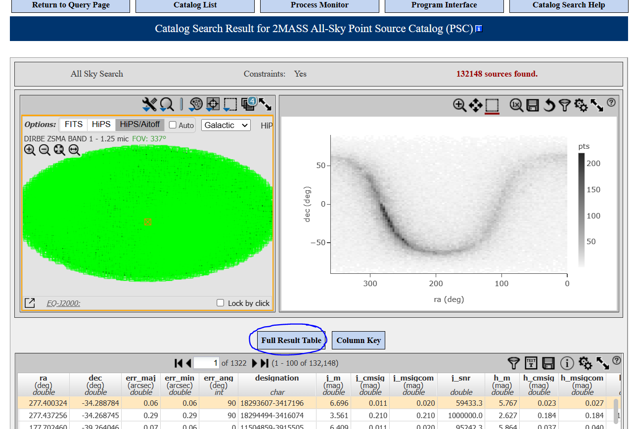 在IRSA上查询下载2MASS红外星表数据流程_2mass星表-CSDN博客